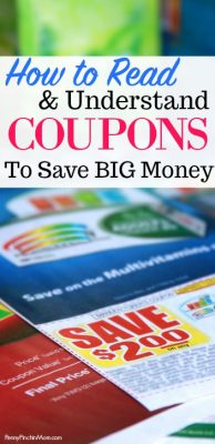 How To Read And Understand Coupons - Penny Pinchin' Mom