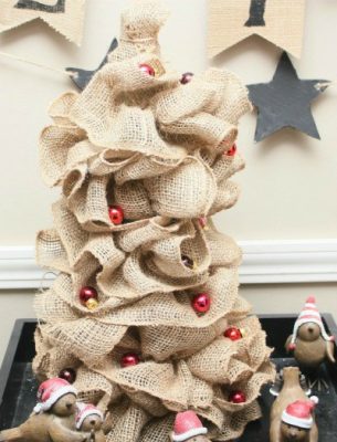 Burlap Tree DIY Home And Holiday Decor (Completed In 10 Minutes Or Less ...