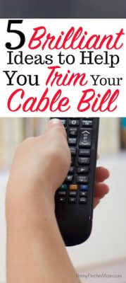 Five Easy Tips To Help Cut Your Cable Bill - Penny Pinchin' Mom