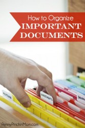 How To Organize Important Documents: 21 Days To A More Organized Home ...