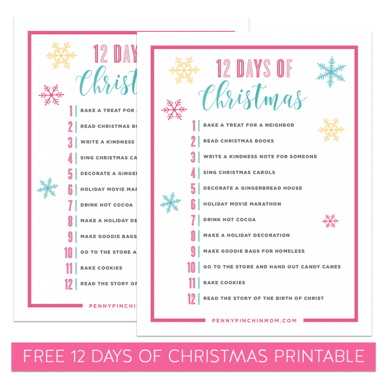 Celebrate the 12 Days of Christmas with Your Family