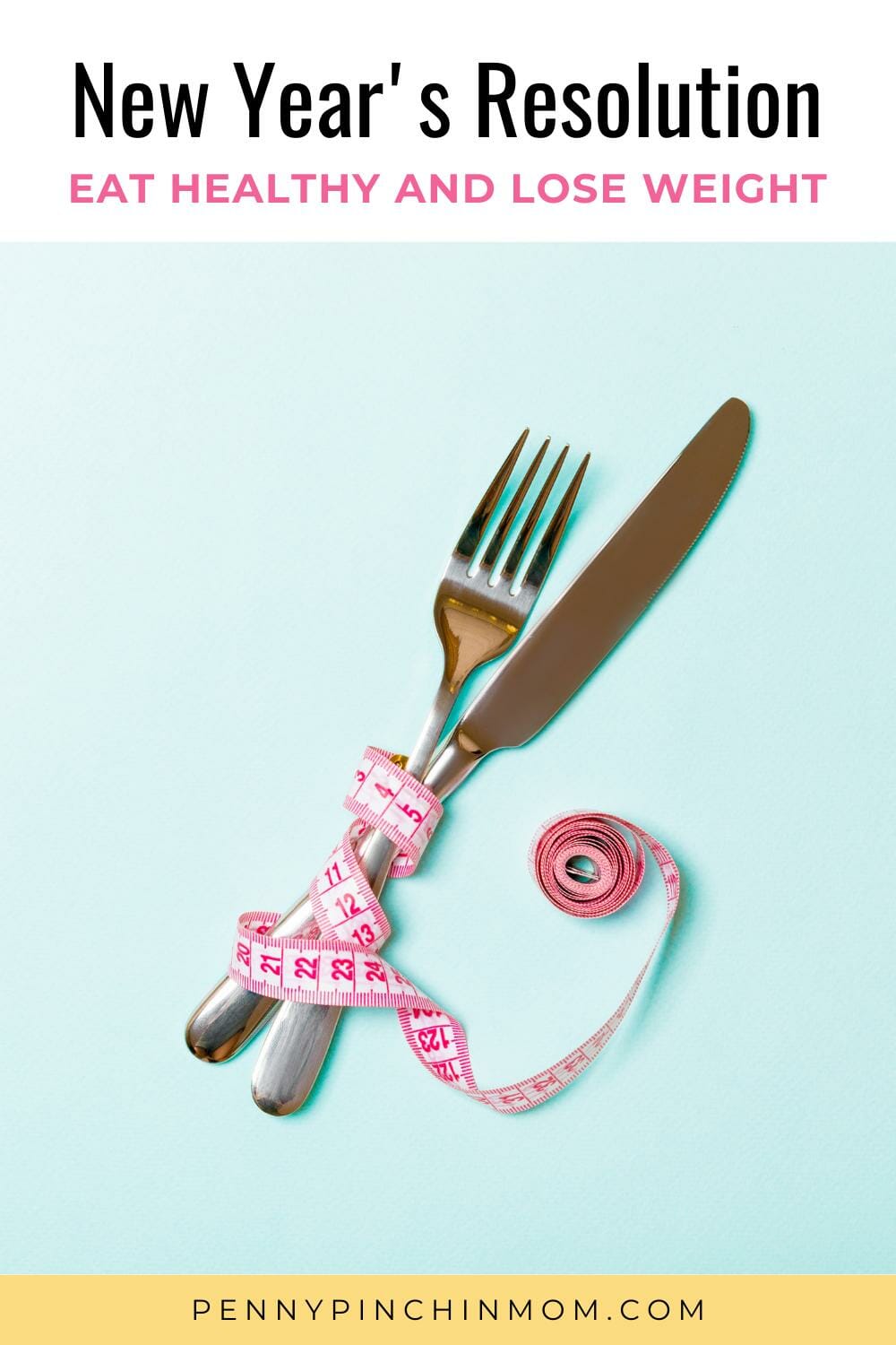 New Year's Resolution: Eat Healthy And Lose Weight - Penny Pinchin' Mom