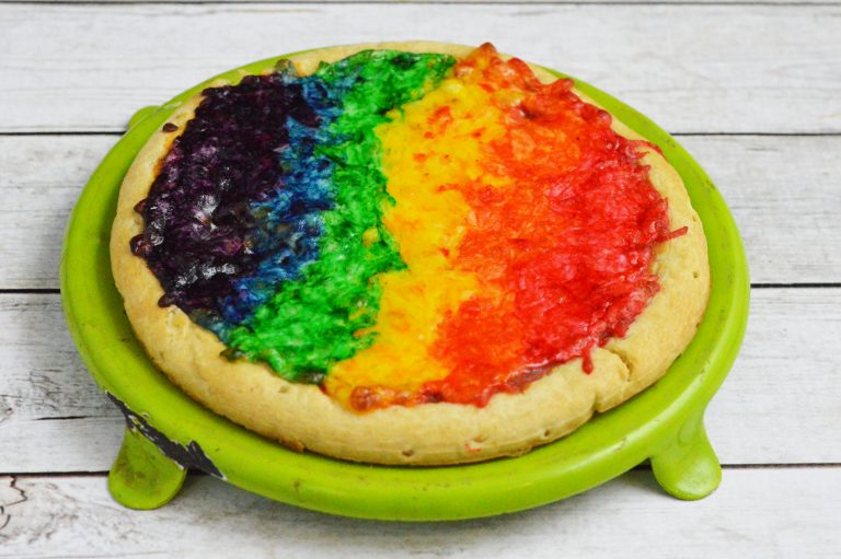 Rainbow Pizza - Penny Pinchin' Mom