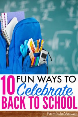 Ten Fun Ways to Celebrate Back to School!