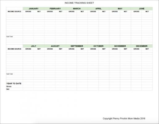 How To Track Your Income (And Why It Matters) - Penny Pinchin' Mom