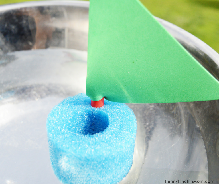 DIY Pool Noodle Boats - Penny Pinchin' Mom