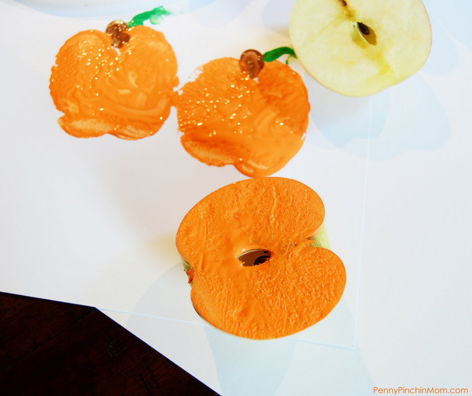 Apple Pumpkin Painting - Penny Pinchin' Mom