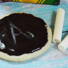 Chalkboard Cookies With Edible Chalk