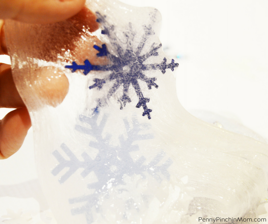 Easy Snow Slime - Clear Slime DIY Project