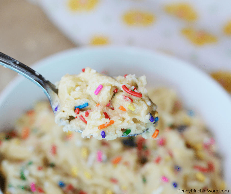 Edible Rainbow Cookie Dough - Penny Pinchin' Mom