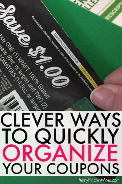 How To Organize Your Coupons In Minutes