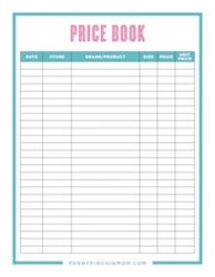 How To Use A Grocery Price Book To Get The Best Deals - Penny Pinchin' Mom