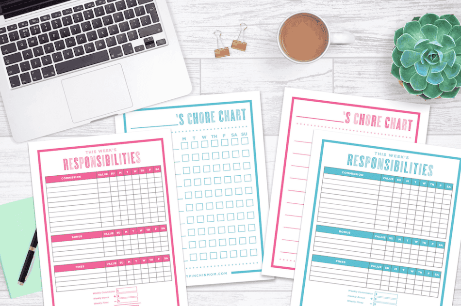 Family Chore Chart - Penny Pinchin' Mom