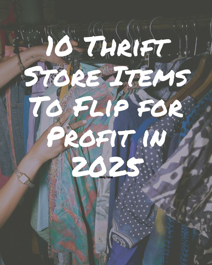 Thrifting For Profit: Top 10 Items That Always Sell Fast - Penny Pinchin' Mom