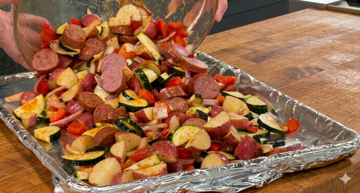 Healthy (and Budget Friendly) Sheet Pan Sausage And Veggies - Penny ...